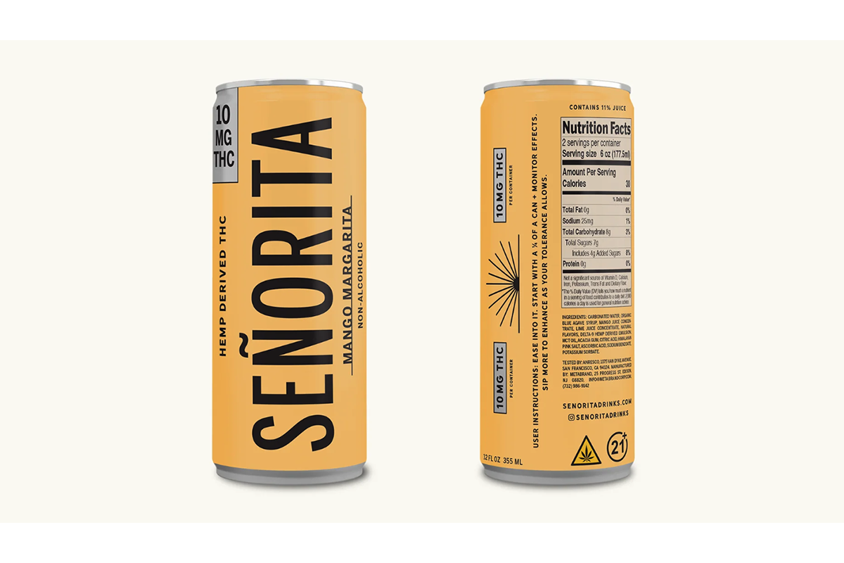 Senorita Mango Mexican Agave and Lime THC 10 Mg – Lucy's Market