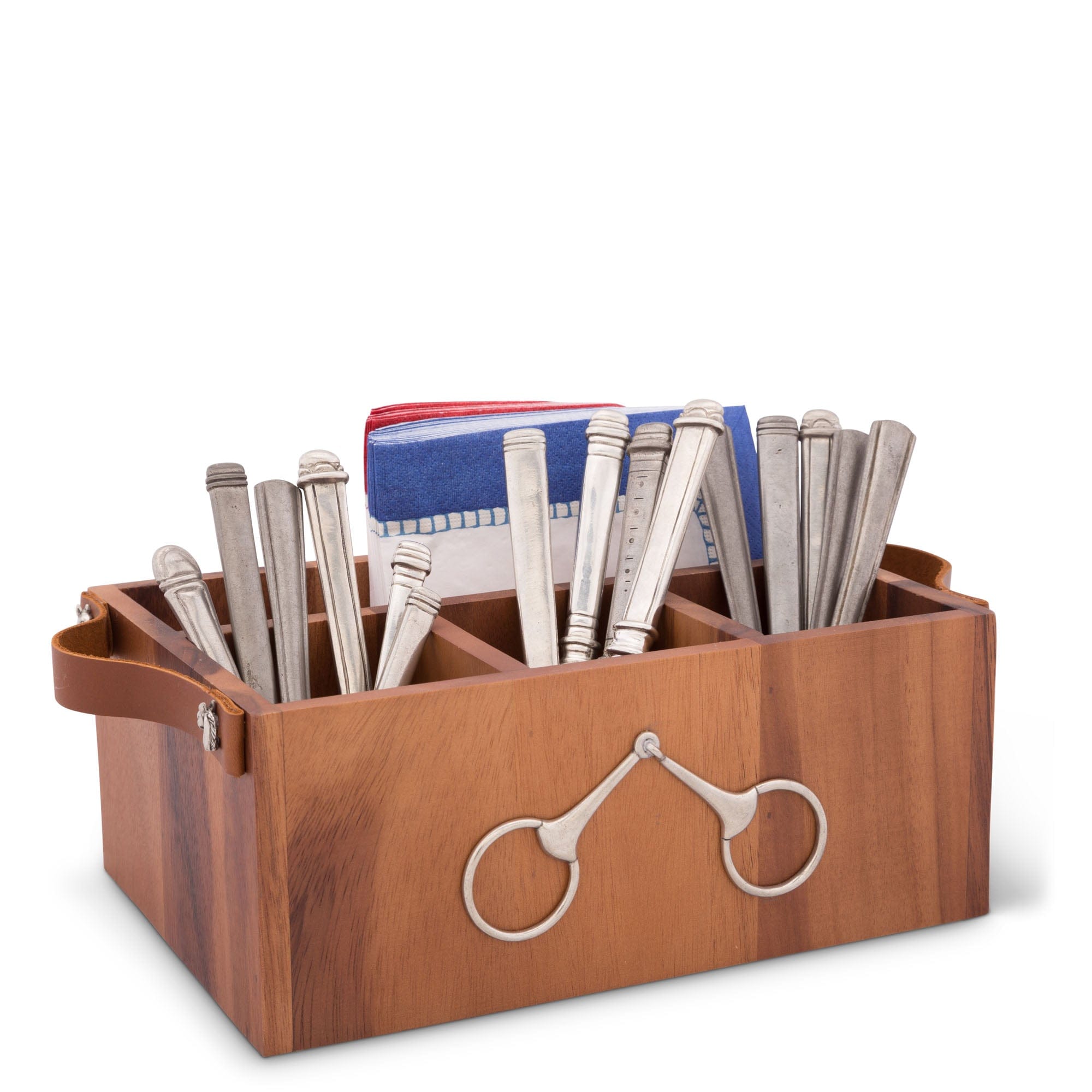 Horse Bits Leather Handles Flatware Caddy – Lucy's Market